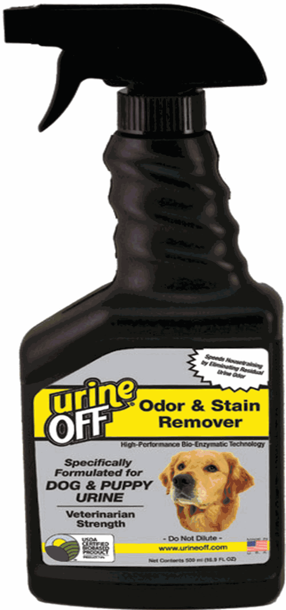 Urine Off Dog and Puppy Formula Odor and Stain Remover Spray, 500mL ...