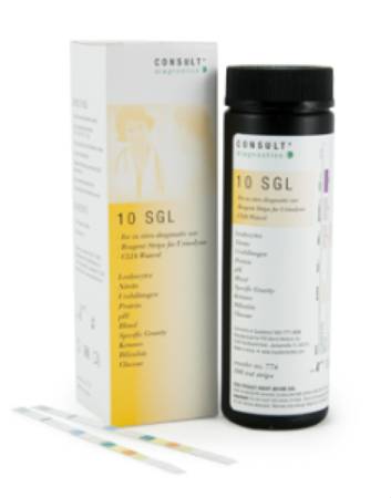 Urine Reagent Strip McKesson CONSULT Leukocytes, Nitrite, Urobilinogen ...