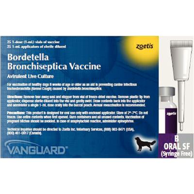 Vanguard B Oral 25 x 1 Dose, Syringe Applicator ZOETIS 10014058