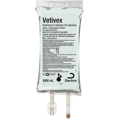 VETIVEX Hartmann's Solution 1000 ml, 10/Case DECHRA VET 17033-470-01