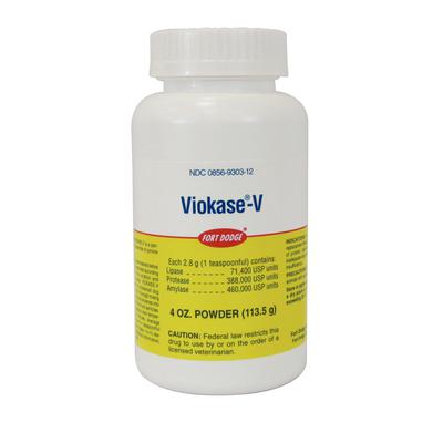 Viokase-V Powder 4 oz ZOETIS 10023036