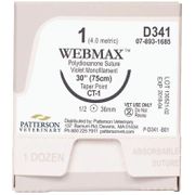 WebMax™ Sutures D4341, 30" (CT-1) , size 1 , 12/Box PATTERSON 21282416