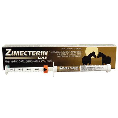 Zimecterin Gold Dewormer Paste for Horses, 7.35gm Boehringer Ingelheim ...