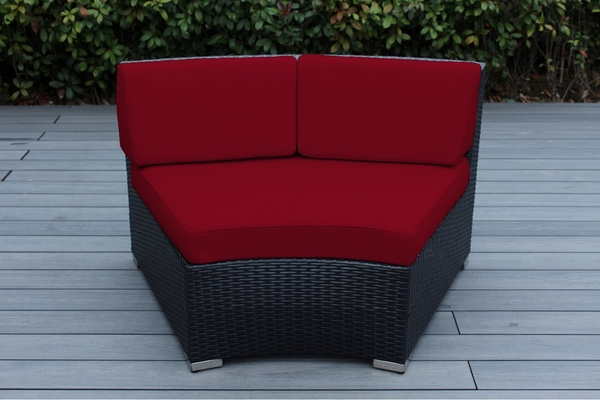 Beautiful Brand New Outdoor Wicker Curved Chair
