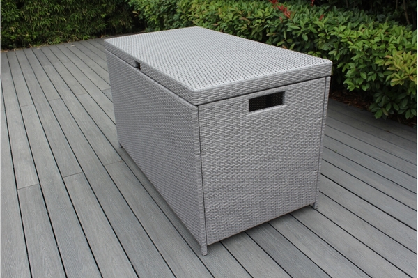 Outdoor Patio Wicker Furniture Cushion Storage Bin Deck Box