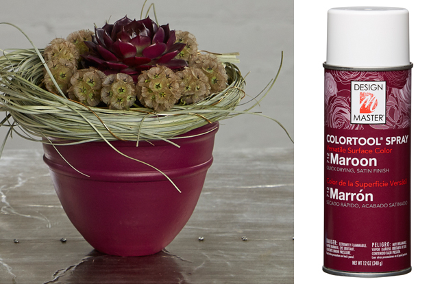 Design Master Colortool Spray Paint 12 oz. Maroon