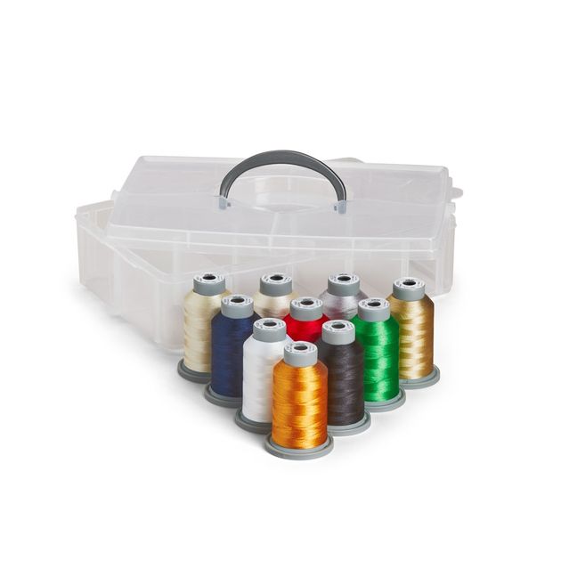 10 Spool Embroidery Thread Collection
