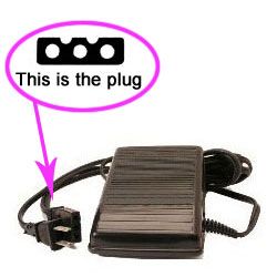 SINGER Model 2623 Foot Pedal #4C-335B