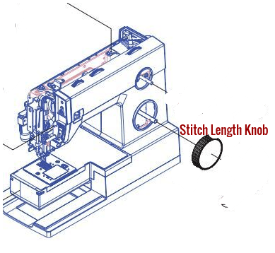 Stitch Length Dial For Singer Sewing Machine Model 4423HD