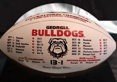 GEORGIA BULLDOGS 2021 NATIONAL CHAMPIONS SOUVENIR FOOTBALLS