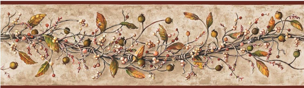 Caroline Vine Wallpaper Border HK4669bd CLEARANCE!! QUANTITIES LIMITED!!