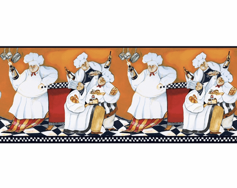 Chef's A-Cookin' Wallpaper Border BG1680bd