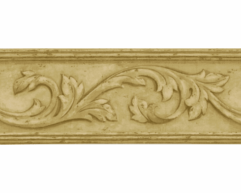 878395 Architectural Leaf Wallpaper Border VC052114b CLEARANCE ...