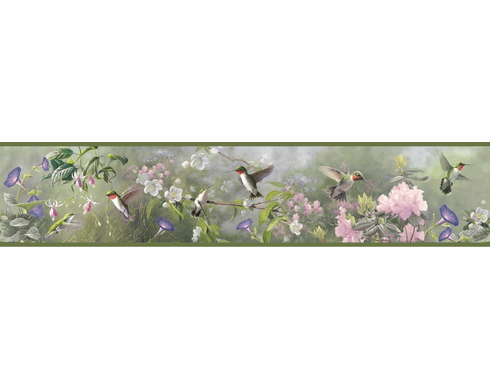 878474 Hummingbirds Wallpaper Border HTM48532b CLEARANCE!! QUANTITIES ...