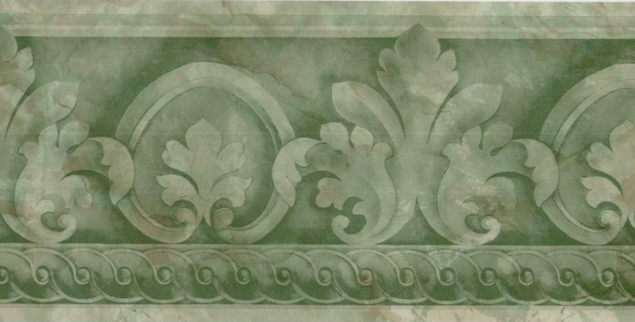 879362 Architectural Wallpaper Border Green AT700161 CLEARANCE ...