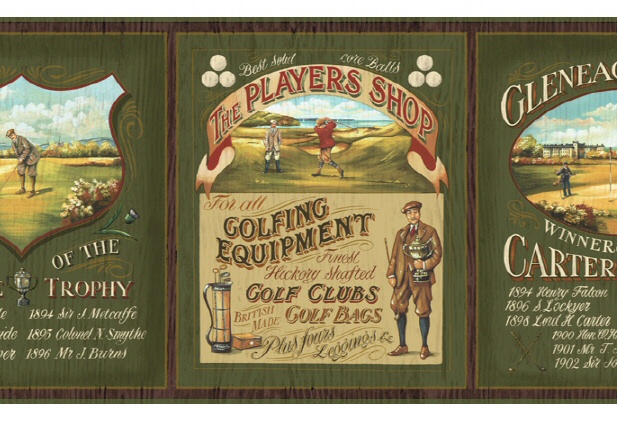 Vintage Golf Background