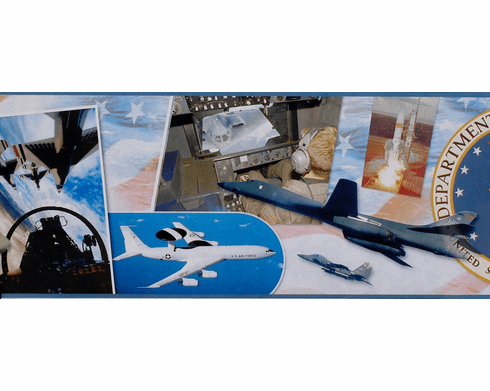 United States Air Force Wallpaper Border AA1035b CLEARANCE!! QUANTITIES ...