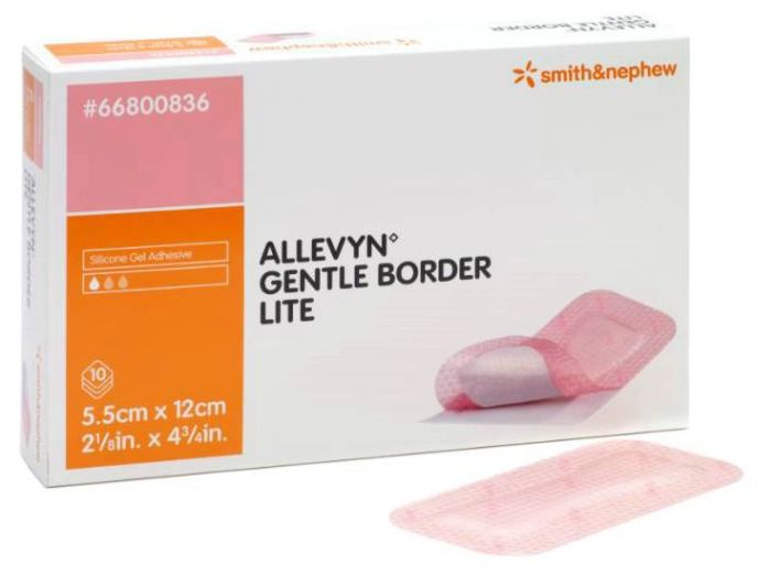 Allevyn Gentle Border Lite Dressings, Smith & Nephew, All Sizes