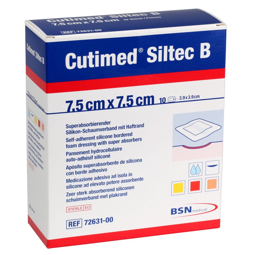 Cutimed Siltec Silicone Foam Dressings by BSN Medical