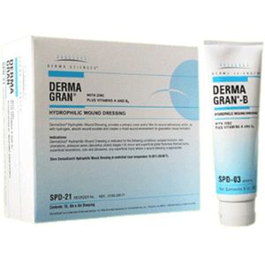 Dermagran B Hydrophilic Wound Dressings by Derma Sciences