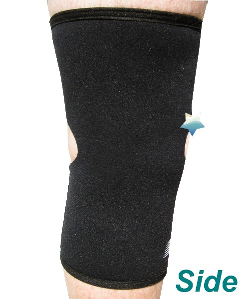 Neoprene Knee Support Sleeve, Open Patella Open Back, Breg