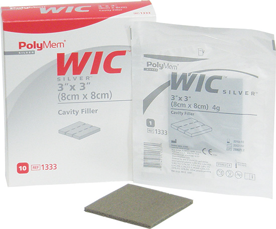 Polymem WIC Cavity Wound Filler Dressing with or w/o Silver