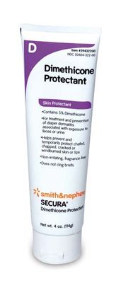 Secura Dimethicone Skin Protectant Cream, 4 oz, Smith & Nephew