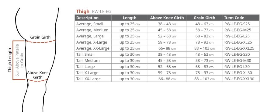 L&R Ready Wrap Compression Thigh Wrap, ReadyWrap