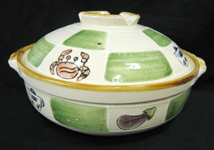 Donabe 12" Crab / Pufferfish Design