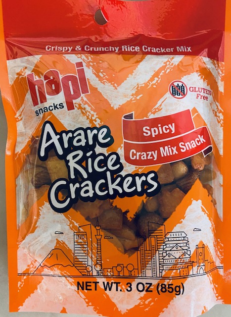 Hapi Spicy Crazy Mix Rice Crackers