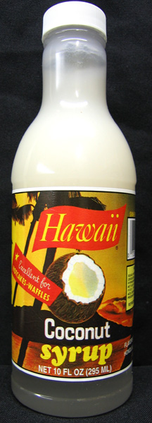 Syrup Hawaii Coconut Syrup
