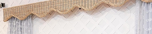 7 Foot Wicker Rattan Valance