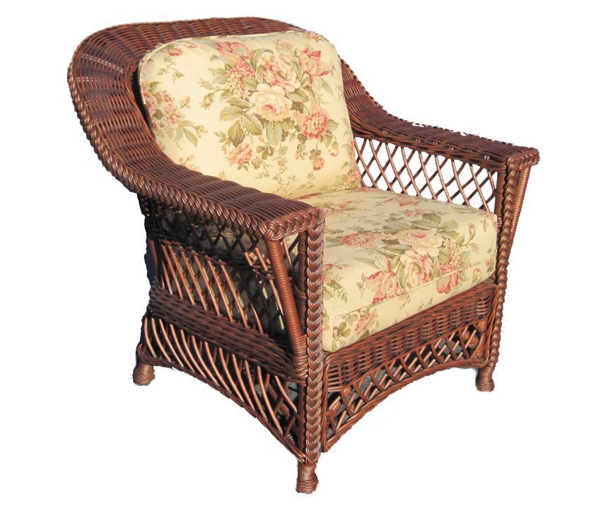 BHAC Bar Harbor Wicker Arm Chair