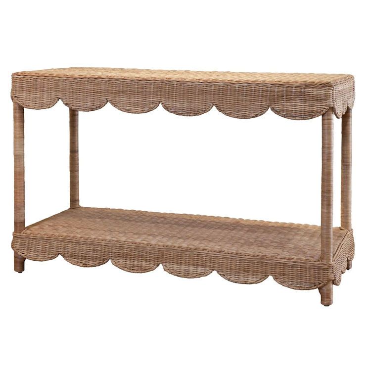 3105 Coco Wicker Console Table