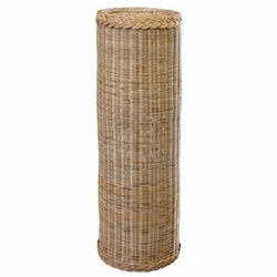 BCPU Braided Column Wicker Pedestal and Urn