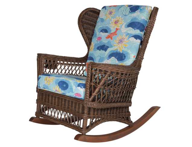CC-WR Concord Wingback Wicker Rocking Chair