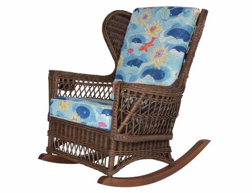 CC-WR Concord Wingback Wicker Rocking Chair