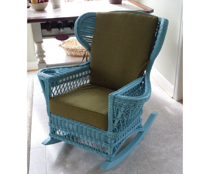 CC-WR Concord Wingback Wicker Rocking Chair