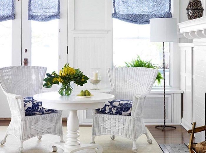 Iced Tea Wicker Chair