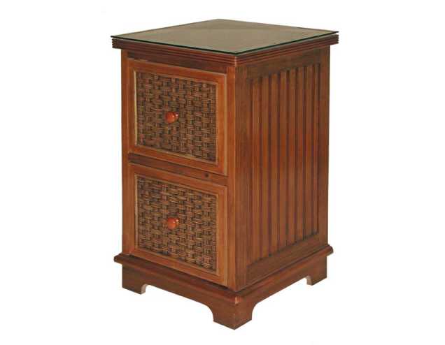 CFC32 Cottage Wicker File Cabinet