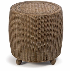 7512 Wicker Drum Table