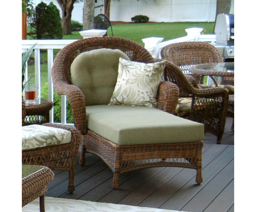 DSECL Empire Resin Wicker Chaise Lounge