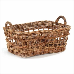 Oblong, Rectangular Rattan Baskets