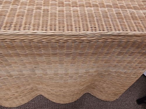 Scalloped Console Table