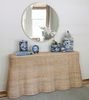 Scalloped Console Table