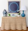 Scalloped Console Table