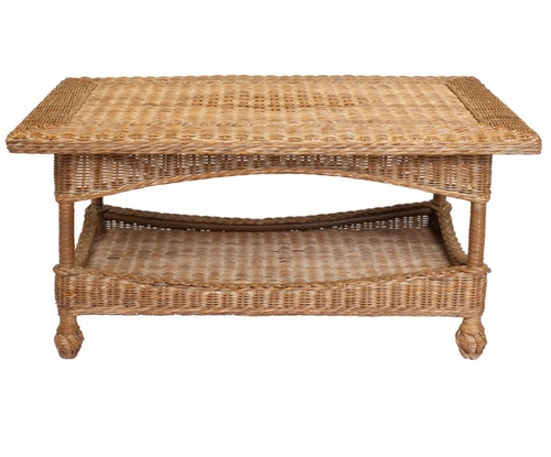 7427 Wicker Coffee Table