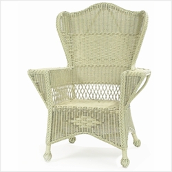 Wingback Wicker Chairs