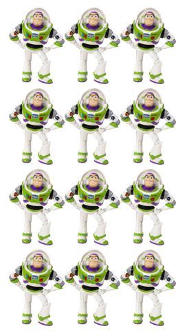 Buzz Lightyear Cupcake Toppers