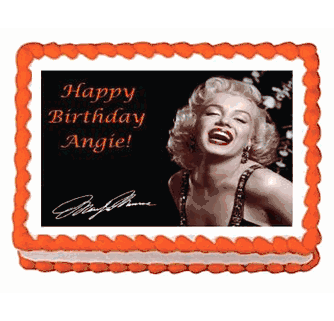 Marilyn Monroe Birthday Cake